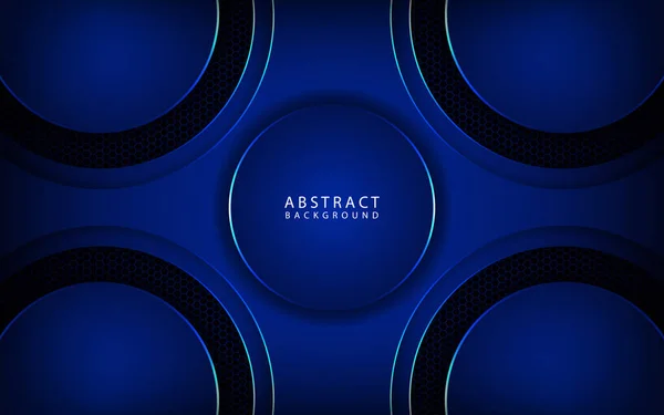 Modern Background Vector Dark Space Abstract Metallic Dark Blue Frame ...