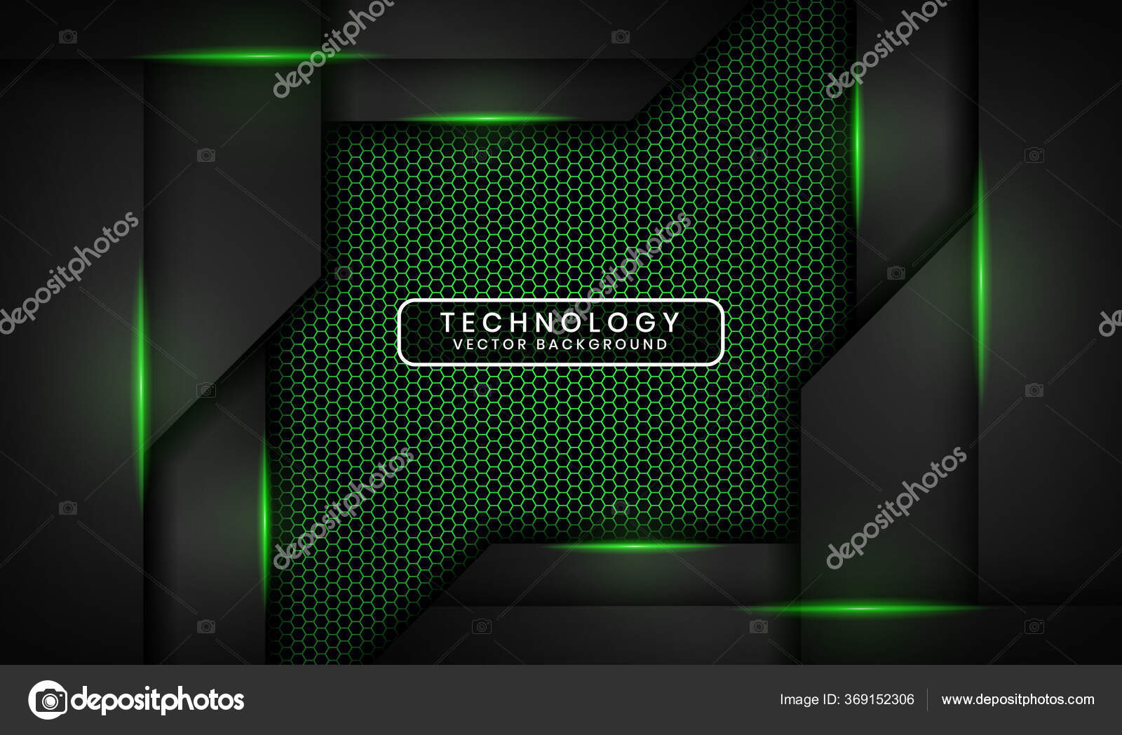 Black Techno Background