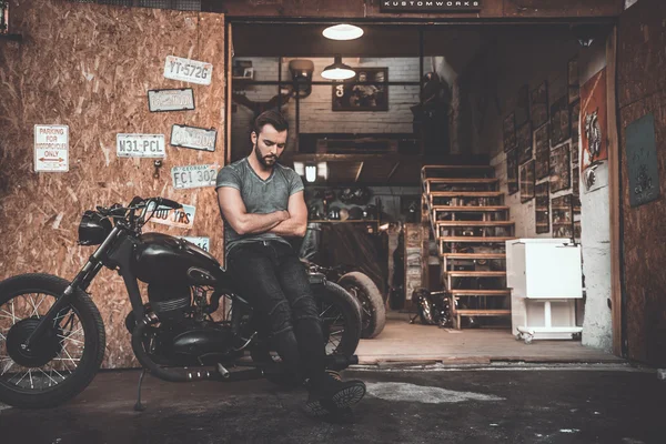 Handsome man motorcycle Stock Photos, Royalty Free Handsome man ...