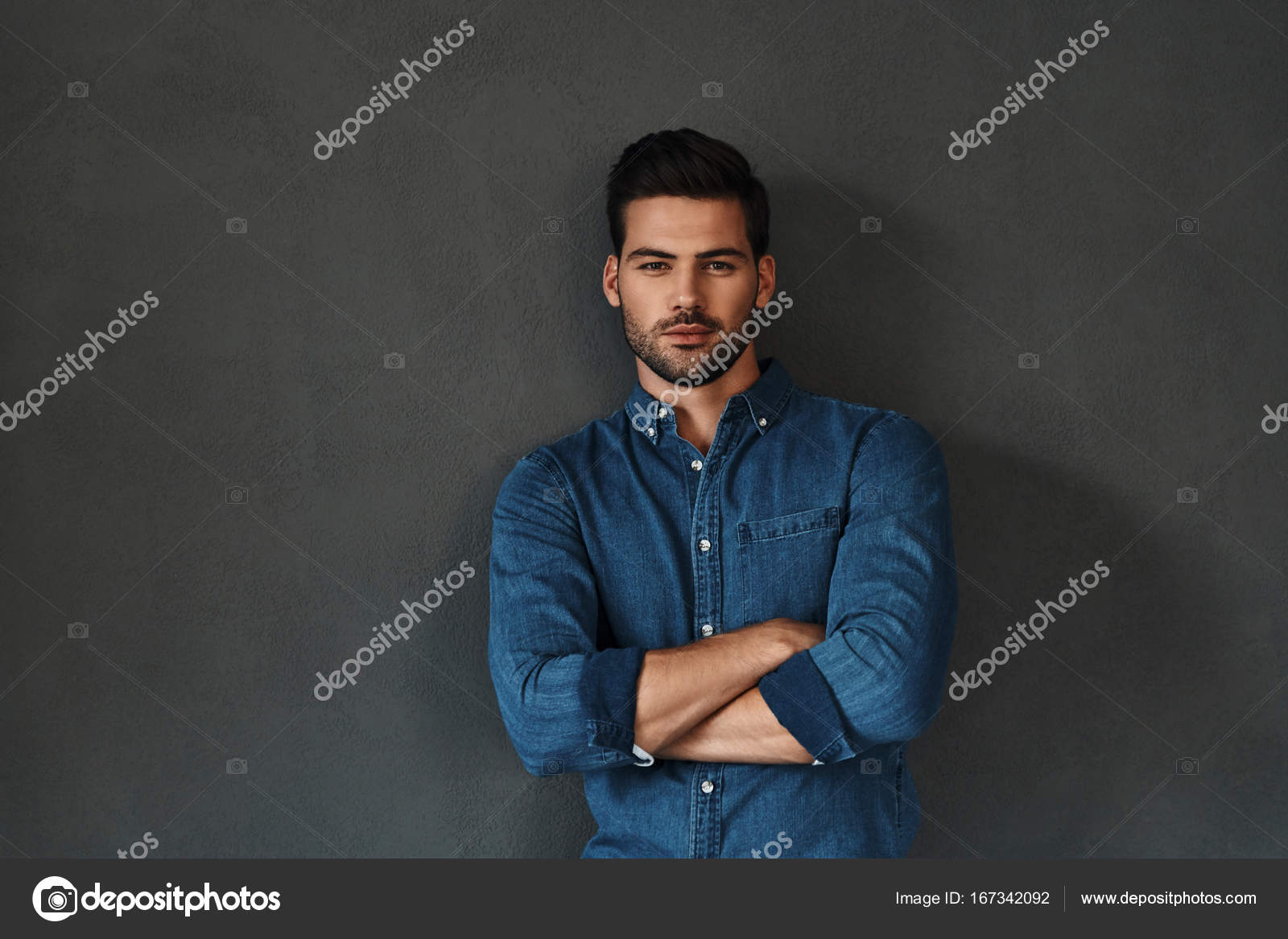 Attractive man in casual wear — Stock Photo © gstockstudio #167342092