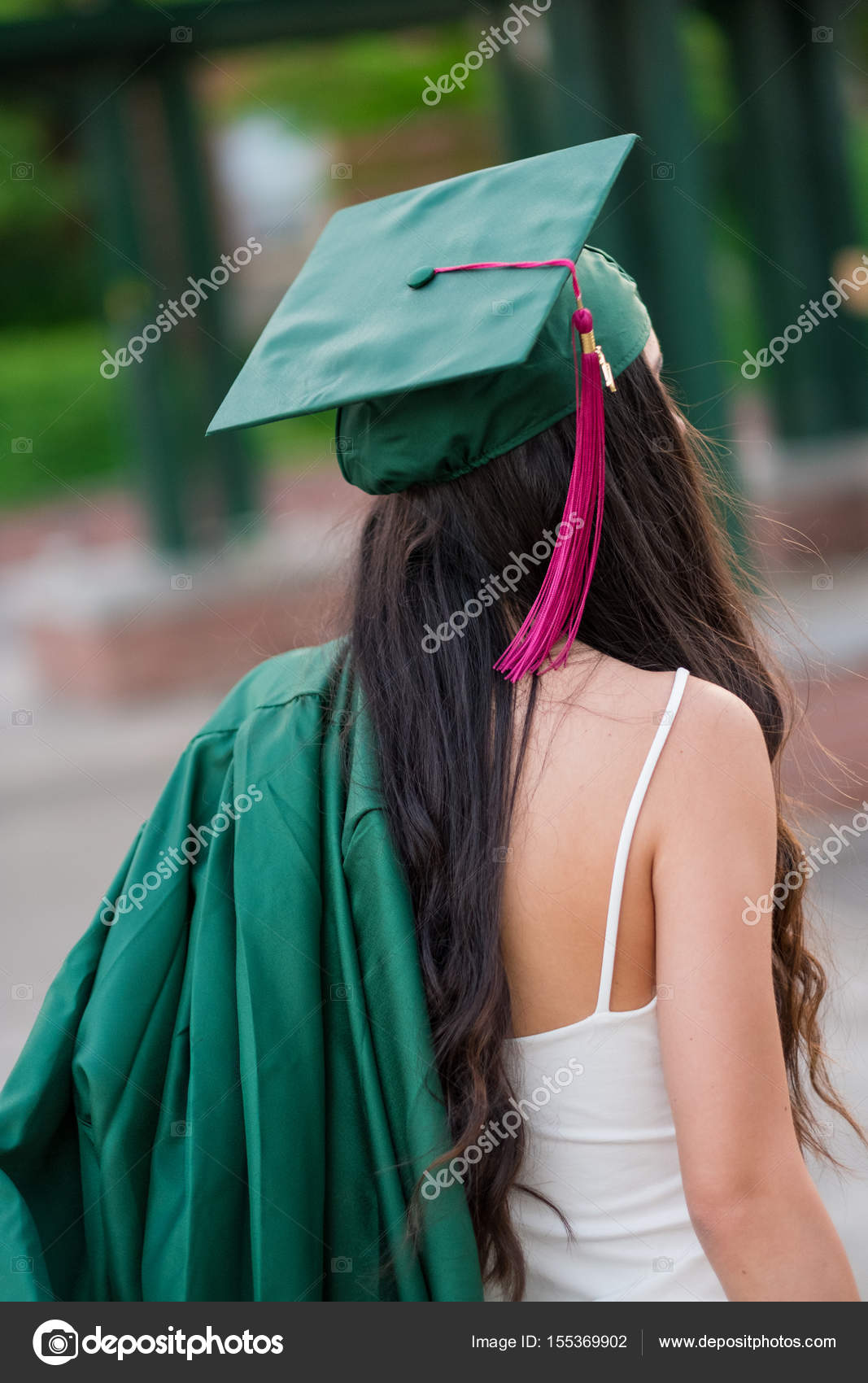 College Graduation Photo on University Campus — Stock Photo ...