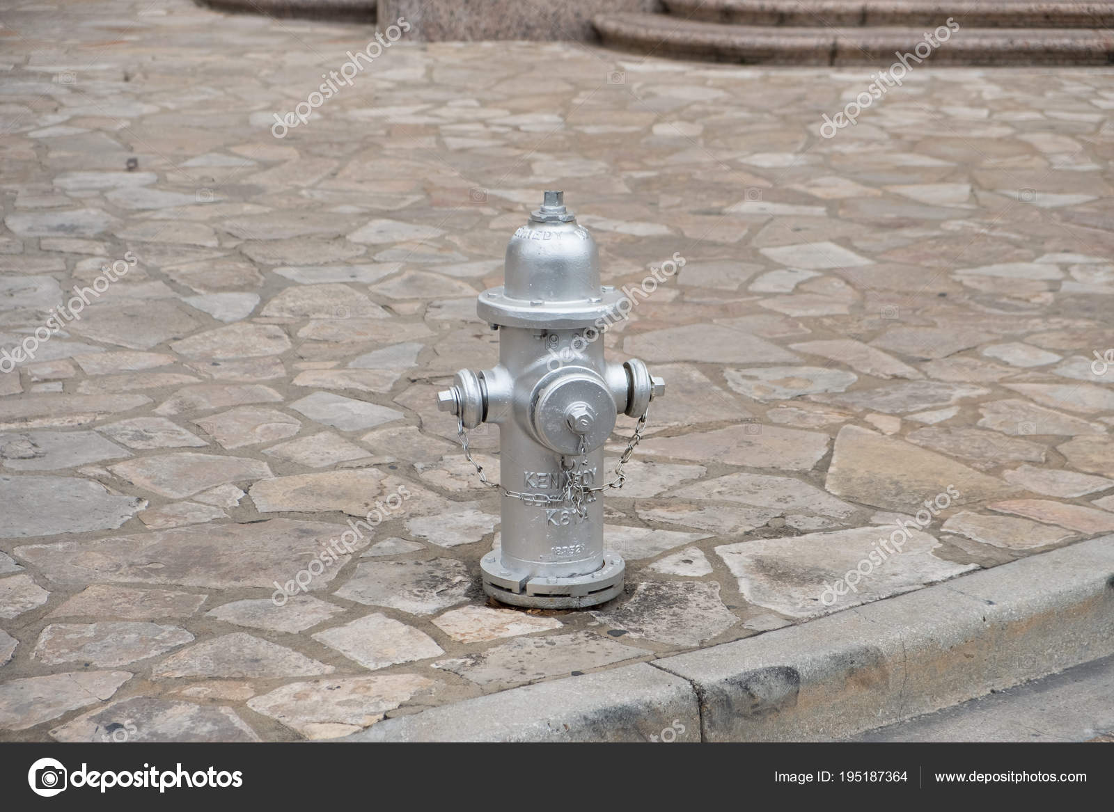 Silver Fire Hydrant San Antonio Texas – Stock Editorial Photo ...