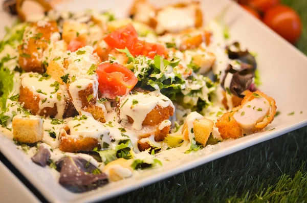 spanish mix salads with fresh ingredients - Stock Image - Everypixel