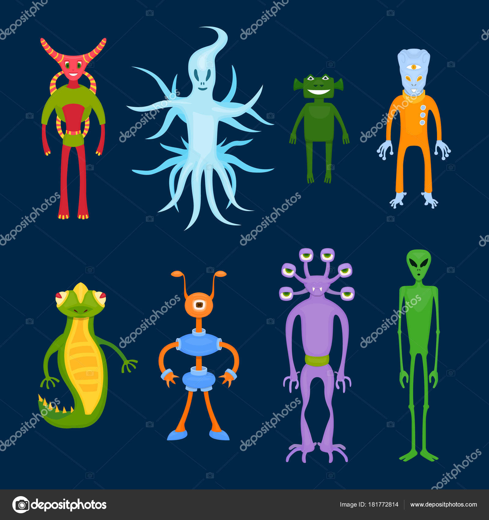 Cartoon Aliens For Kids