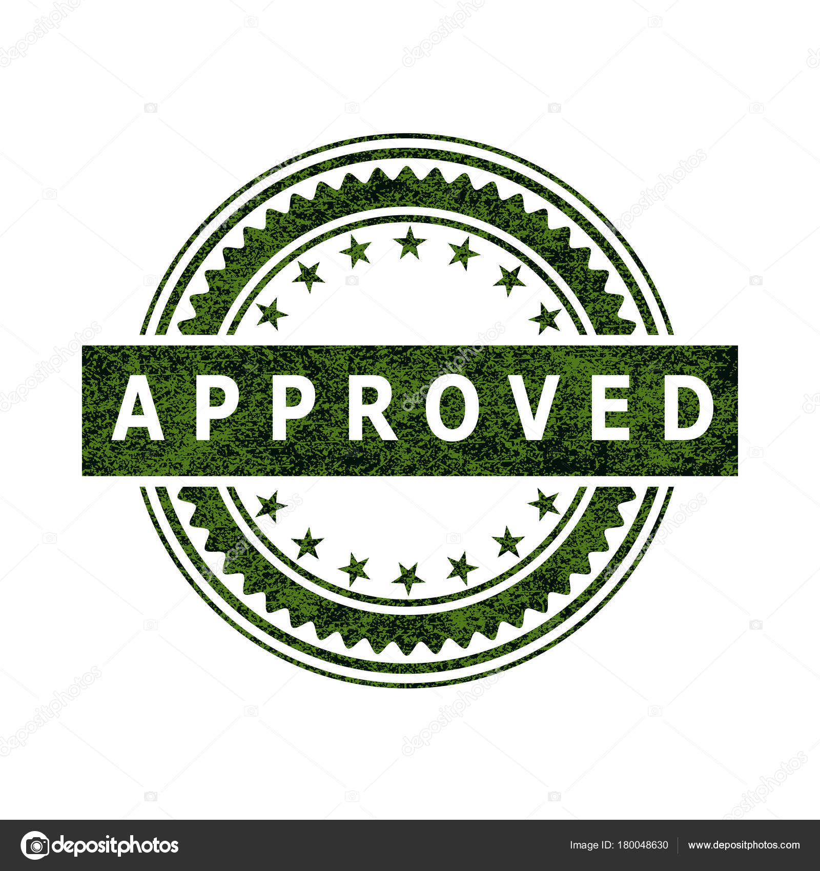 Approved Stamp Icon Sign Illustration Seal Approval Logo White ...