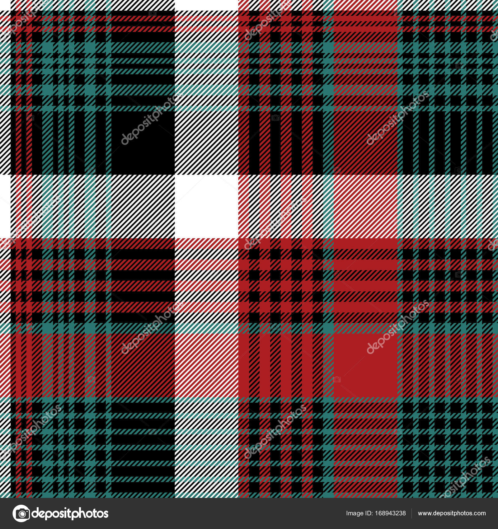 Red green check plaid seamless background Stock Vector Image by ©ankmsn ...