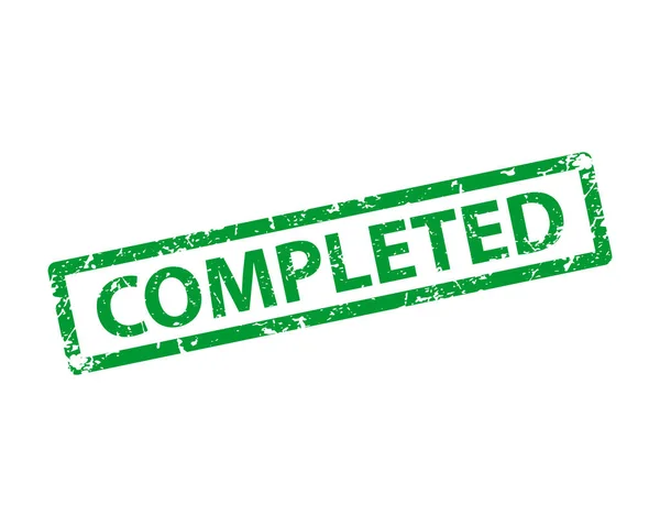 Completed Stamp Vector