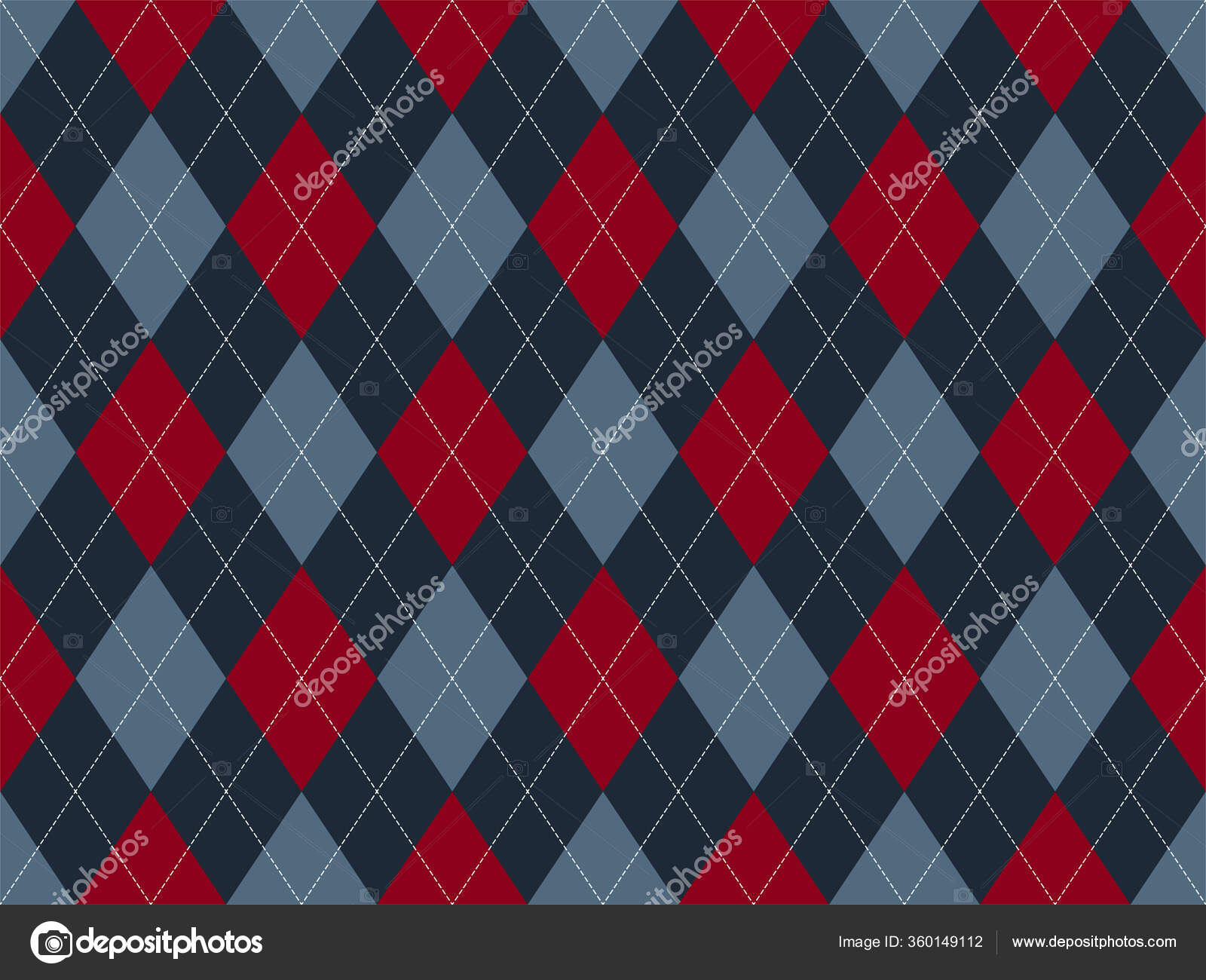 Argyle Pattern Seamless Fabric Texture Background Classic Argill Vector ...
