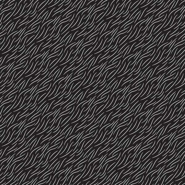 Fur Texture Wild Animal Skin Black White Seamless Pattern Vector Stock ...