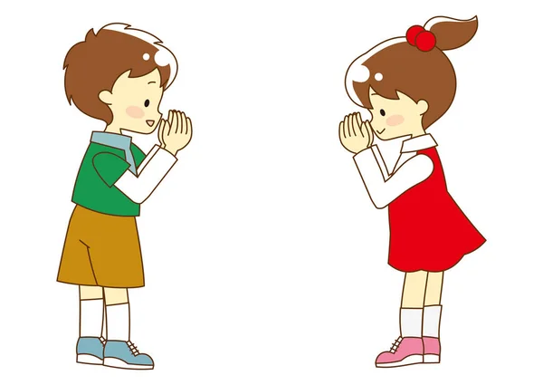 Bowing greeting Stock Vectors, Royalty Free Bowing greeting ...