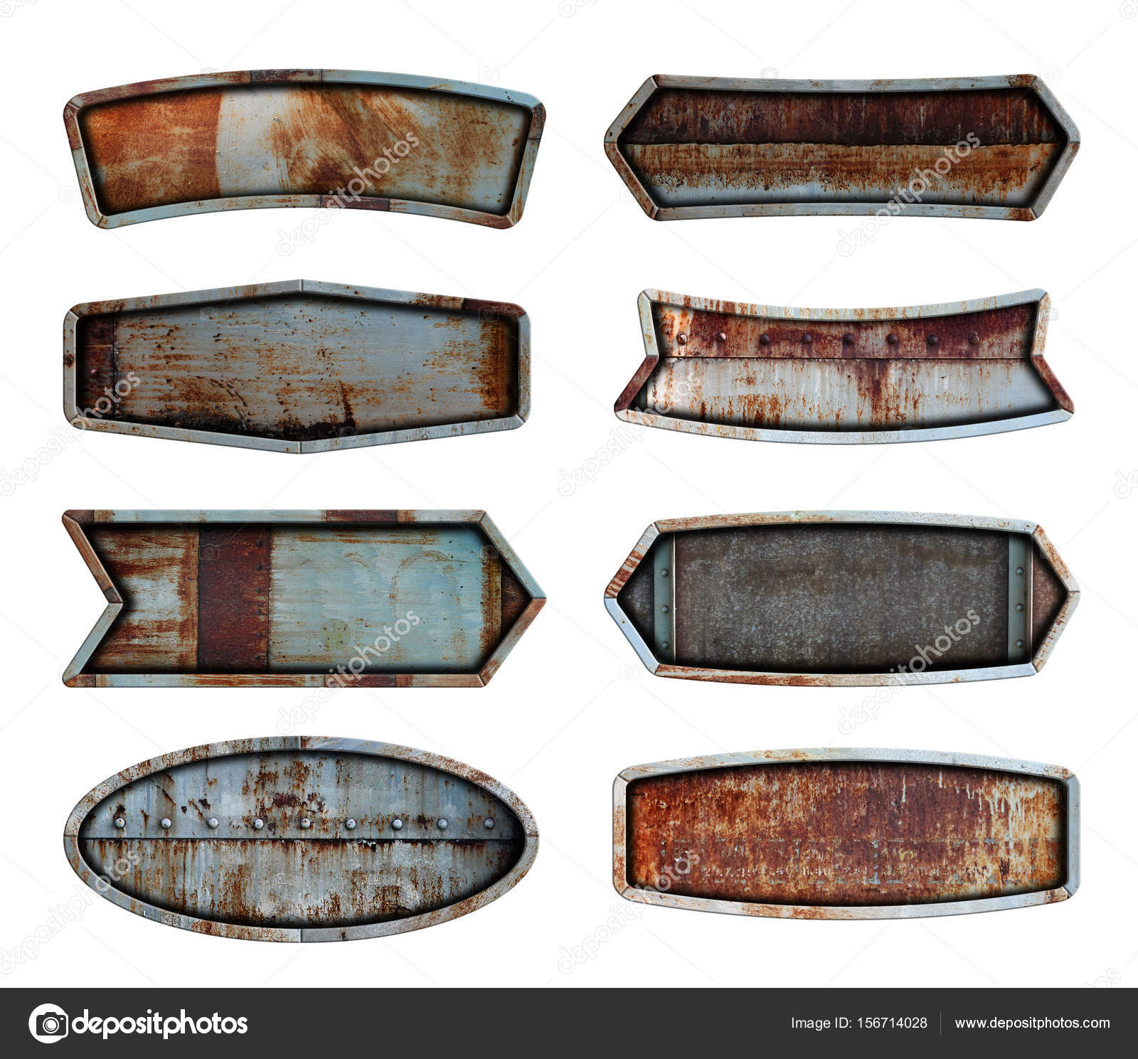 Old steel metal sign plate Stock Photo by ©koydesign 156714028