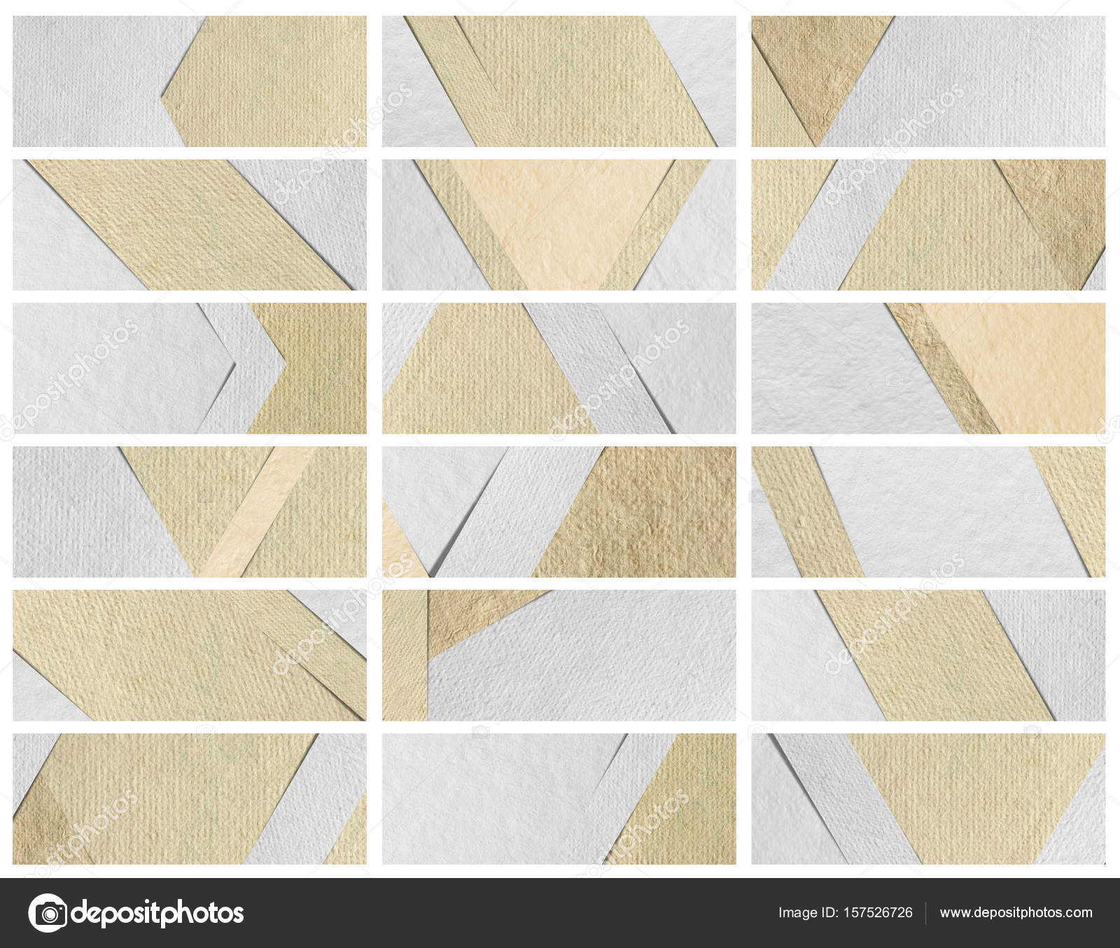 Banners paper texture background material design — Stock Photo ...