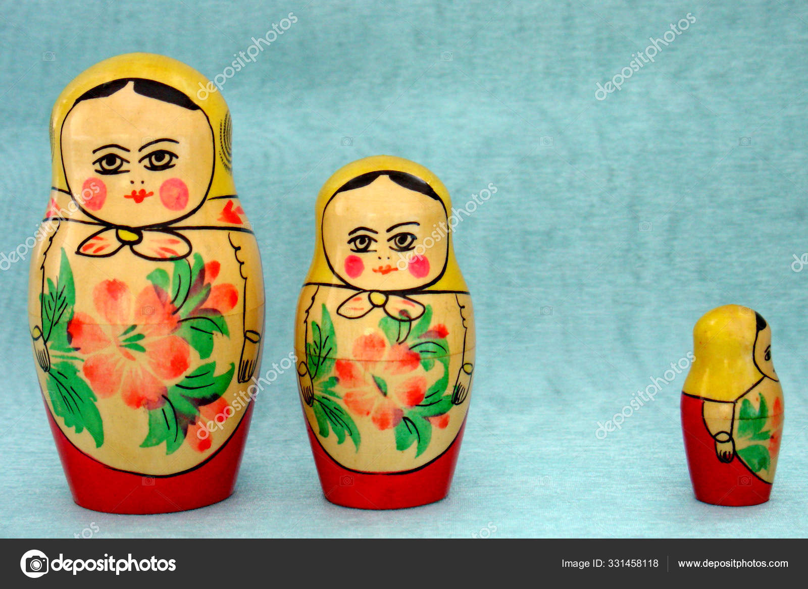 Matryoshka Dolls Glass Different Shapes ⬇ Stock Photo, Image by ...