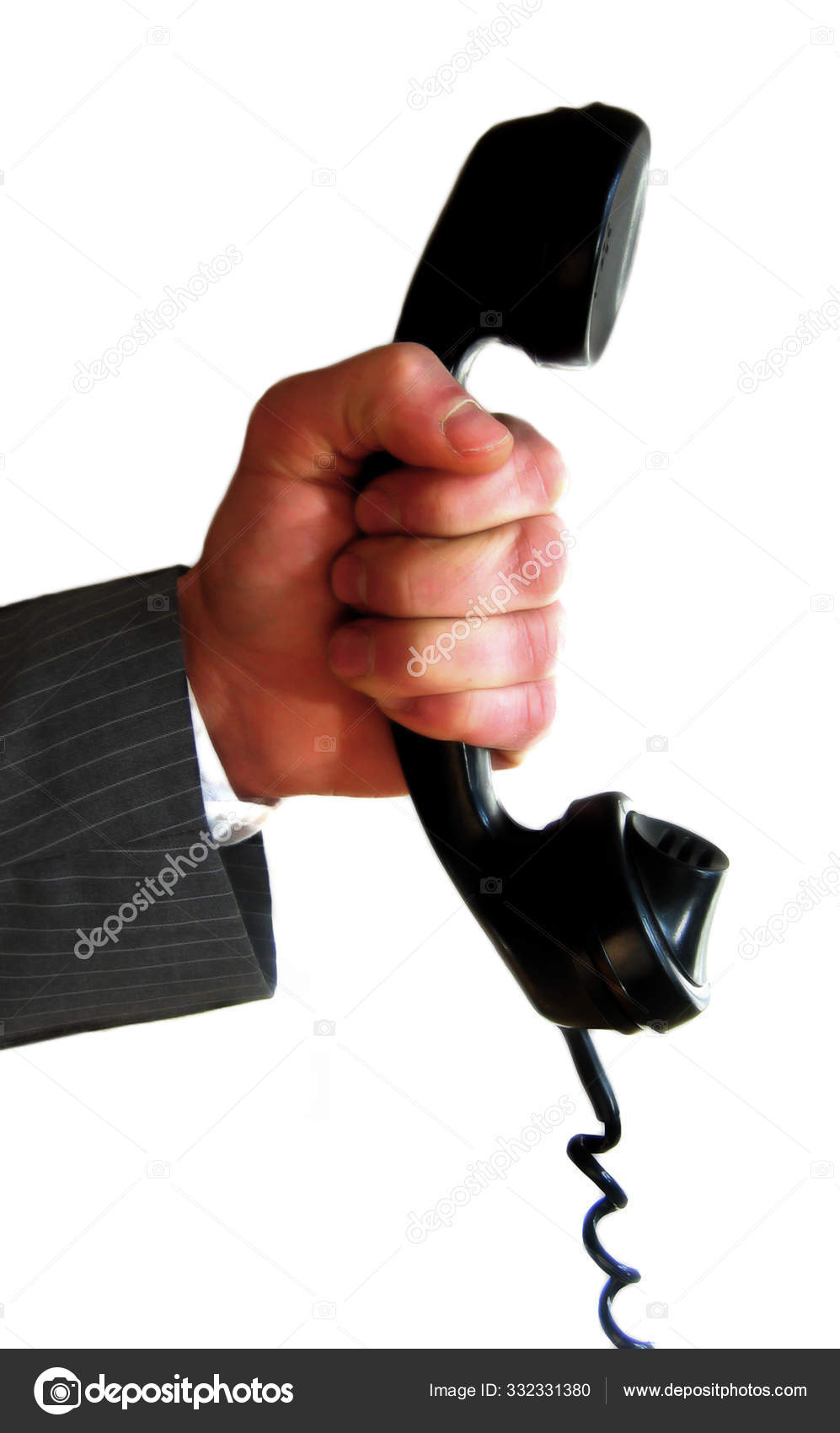 Hand Holding Telephone — Stock Photo © PantherMediaSeller #332331380