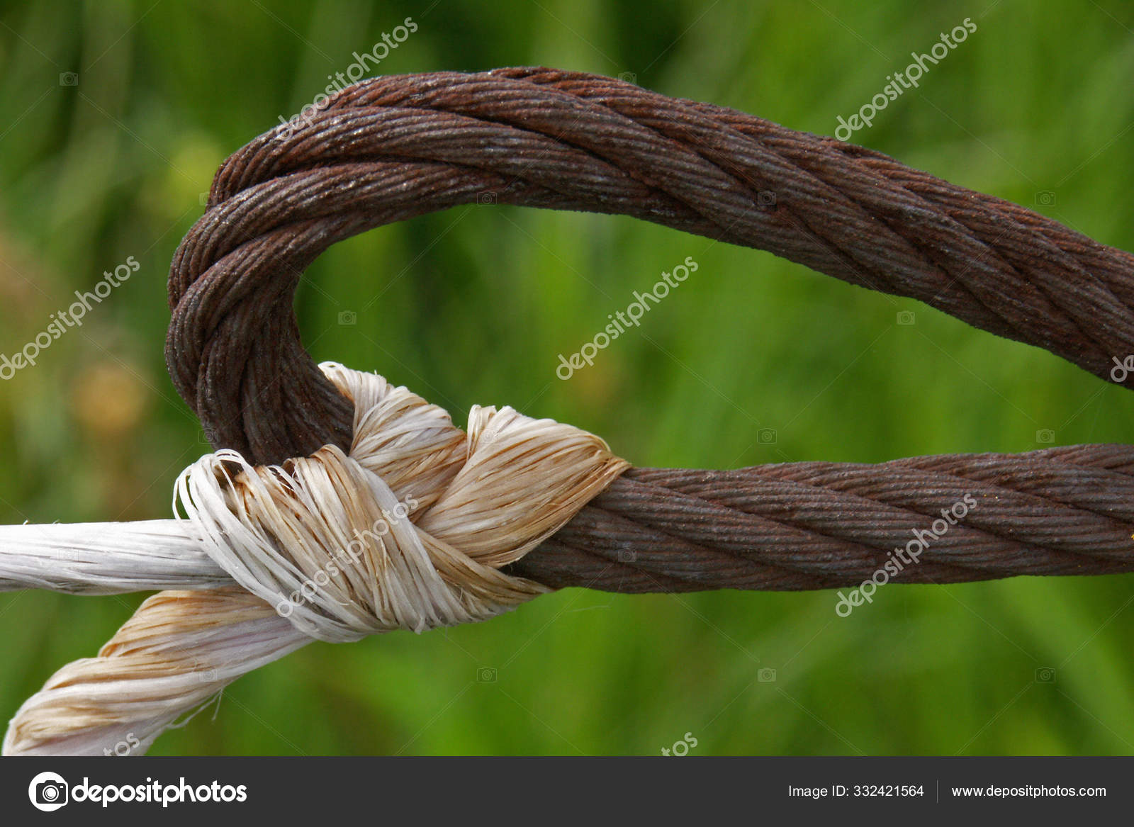 Metal Rope Close Shot — Stock Photo © PantherMediaSeller #332421564