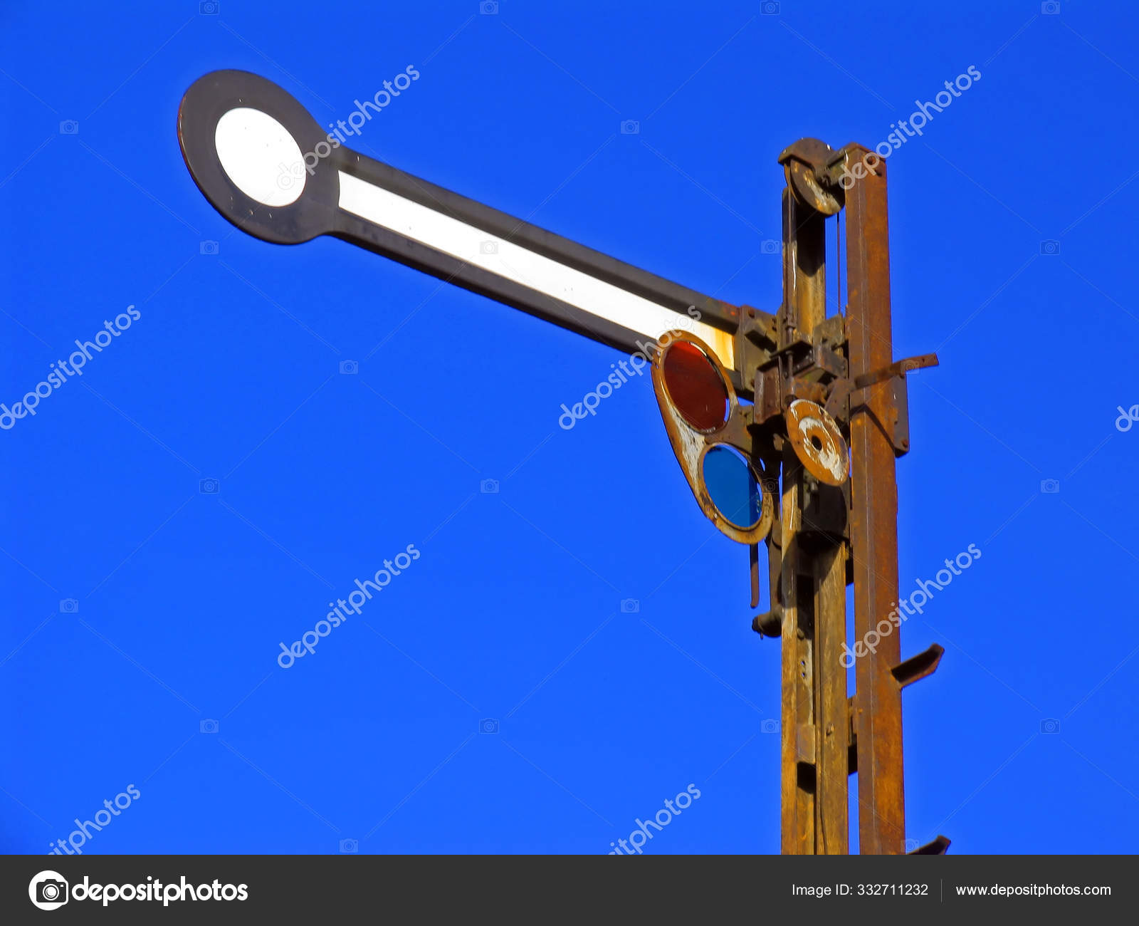 Old Prussian Semaphore Home Signal Stock Photo by ©PantherMediaSeller ...