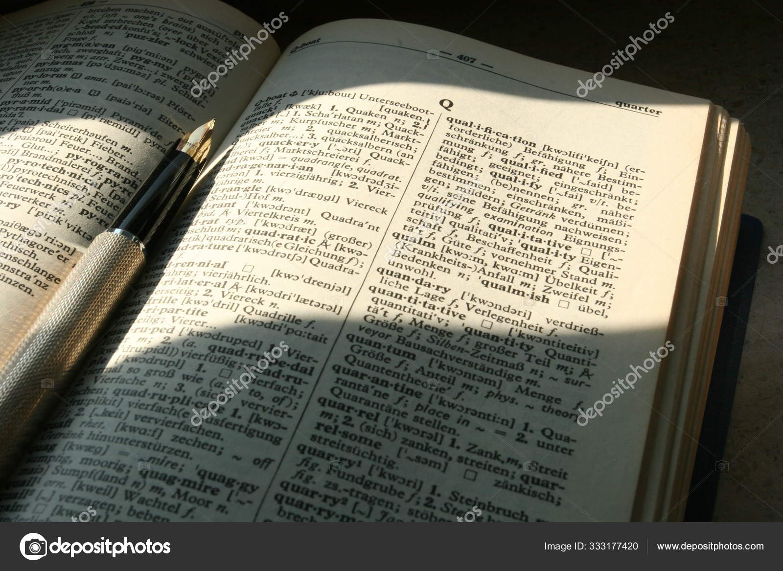 American Dictionary Open Book