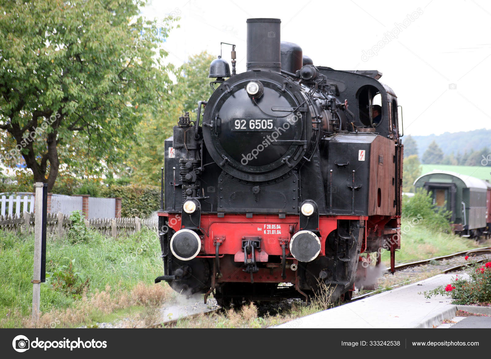 Steam Locomotive Outdoors Daytime — Stock Photo © PantherMediaSeller ...