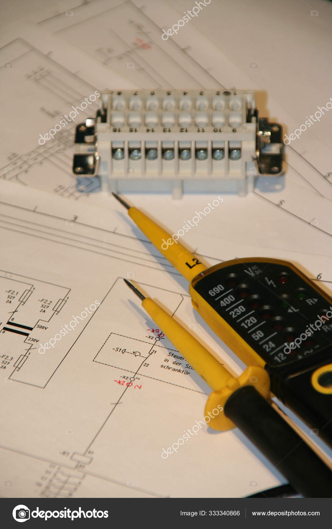 Architectural Plan Construction Drawings — Stock Photo ...