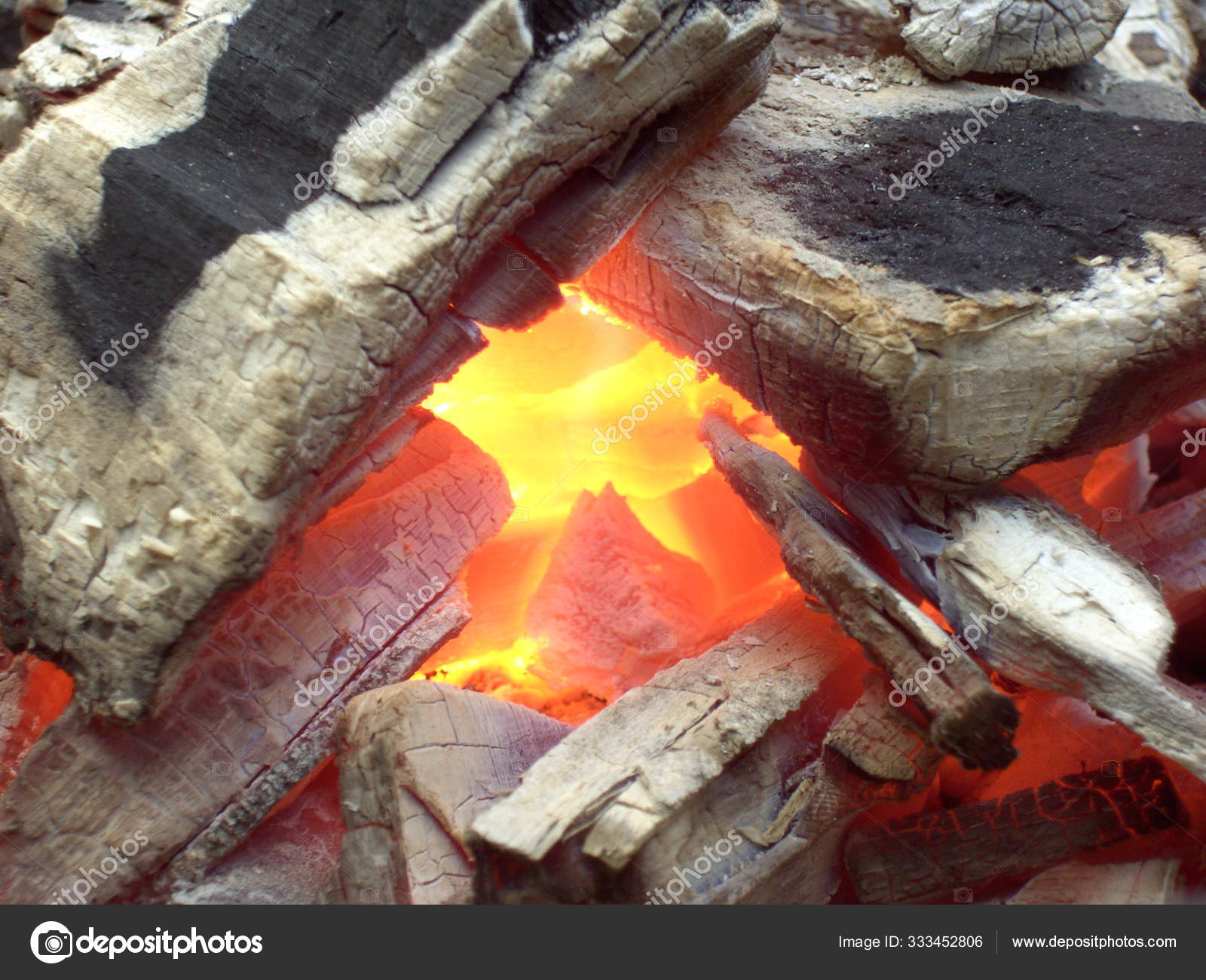 Hot Flame Burning Red Fire — Stock Photo © PantherMediaSeller #333452806