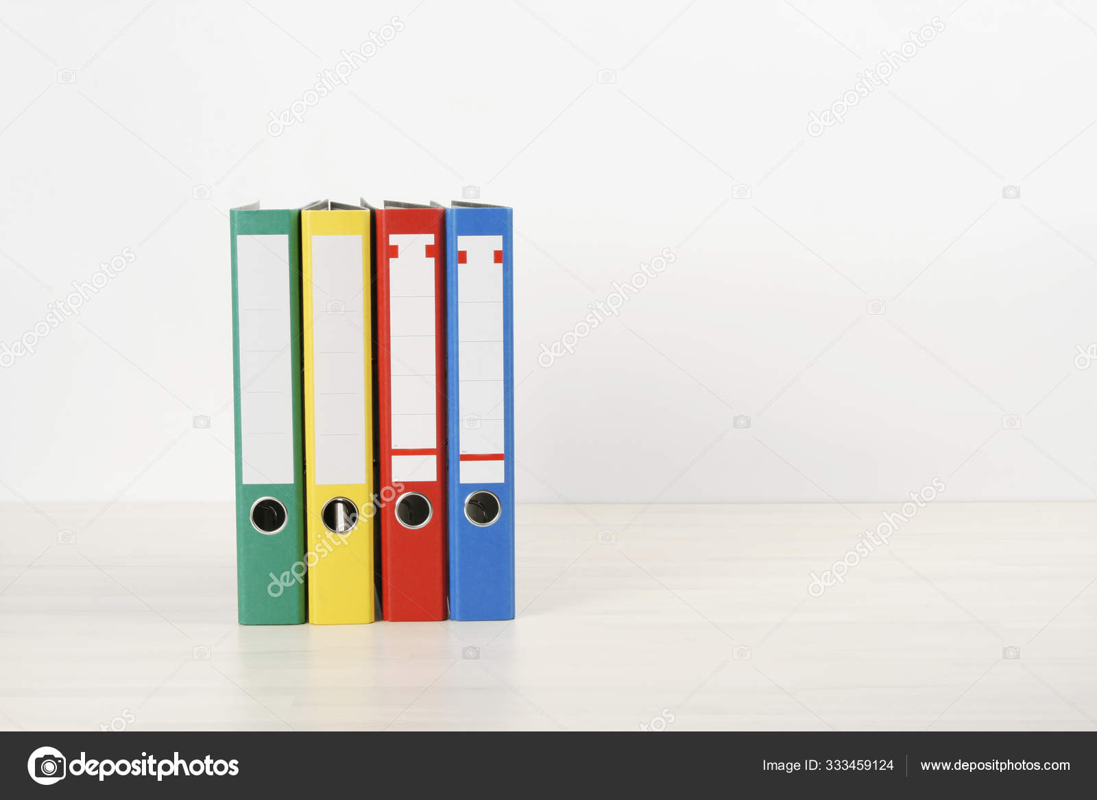 Archive Folders Shelf Close Stock Photo by ©PantherMediaSeller 333459124