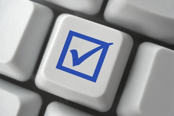 Check Mark Button Stock Photo by ©PantherMediaSeller 351141504