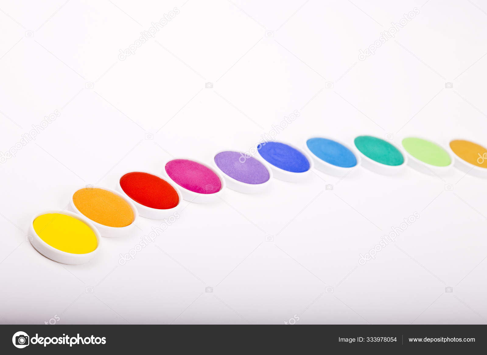 Watercolors Box Colors Art — Stock Photo © PantherMediaSeller #333978054