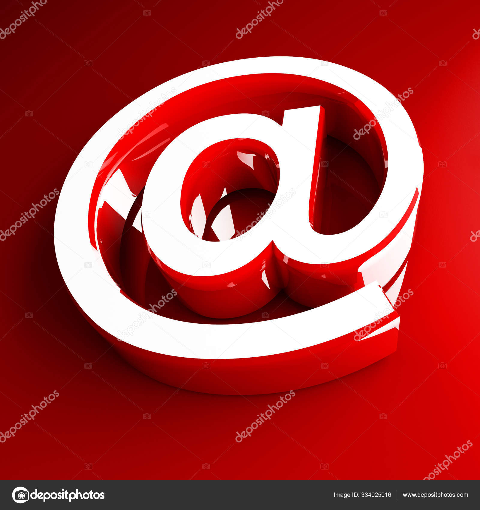 Fine Image Red Email Symbol — Stock Photo © PantherMediaSeller #334025016
