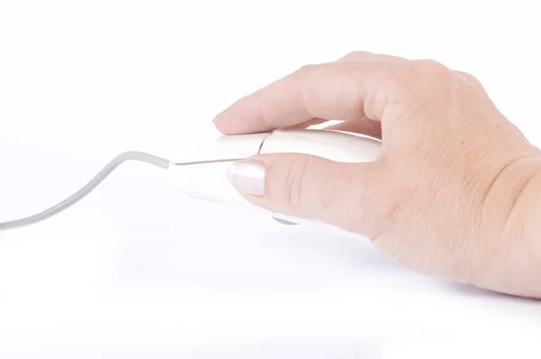 Mão mouse computador Stock Photos, Royalty Free Mão mouse computador ...