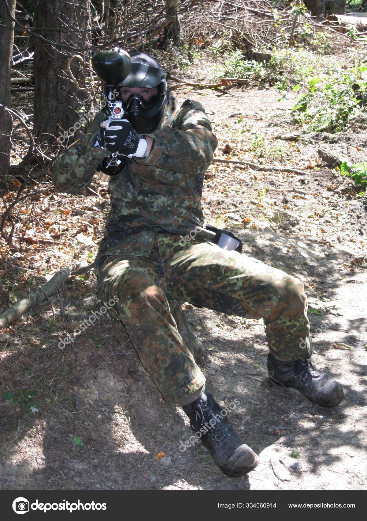 Paintball Team Forest — Stock Photo © PantherMediaSeller #334060914
