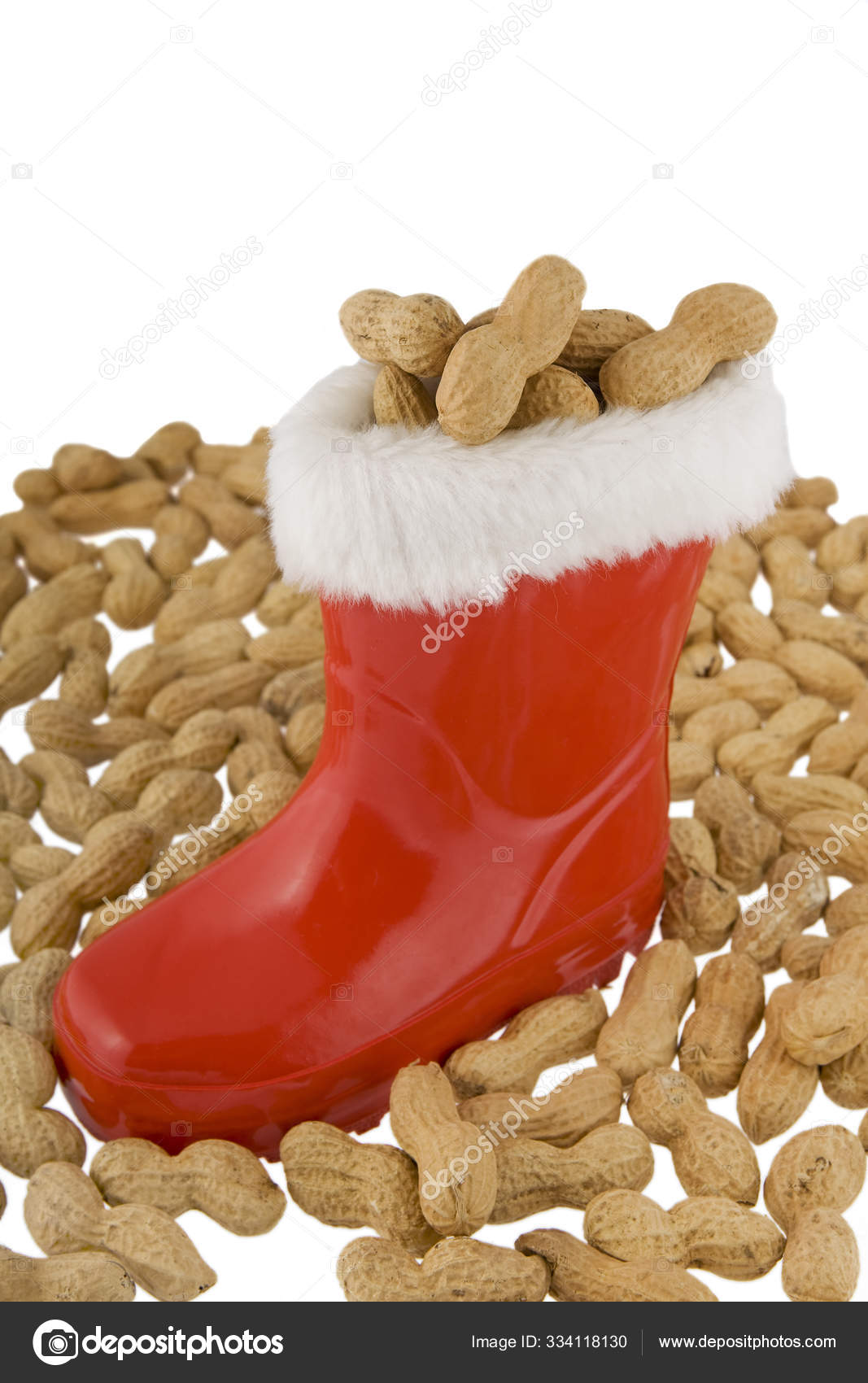 Red Boot Peanuts — Stock Photo © PantherMediaSeller #334118130