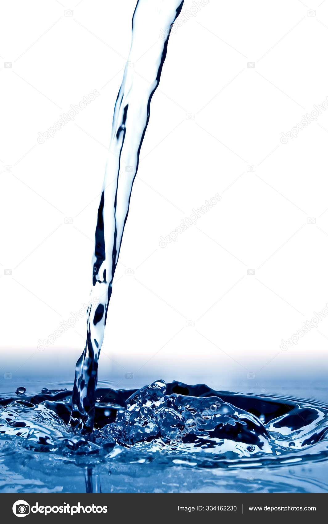 Pouring Water Isolated White Stock Photo by ©PantherMediaSeller 334162230