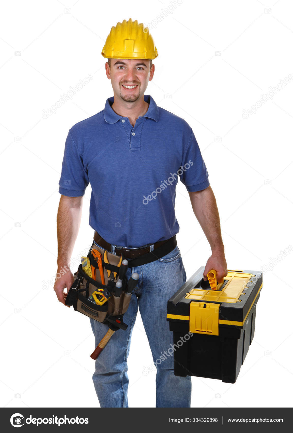Young Worker Man Tool Box Stock Photo by ©PantherMediaSeller 334329898