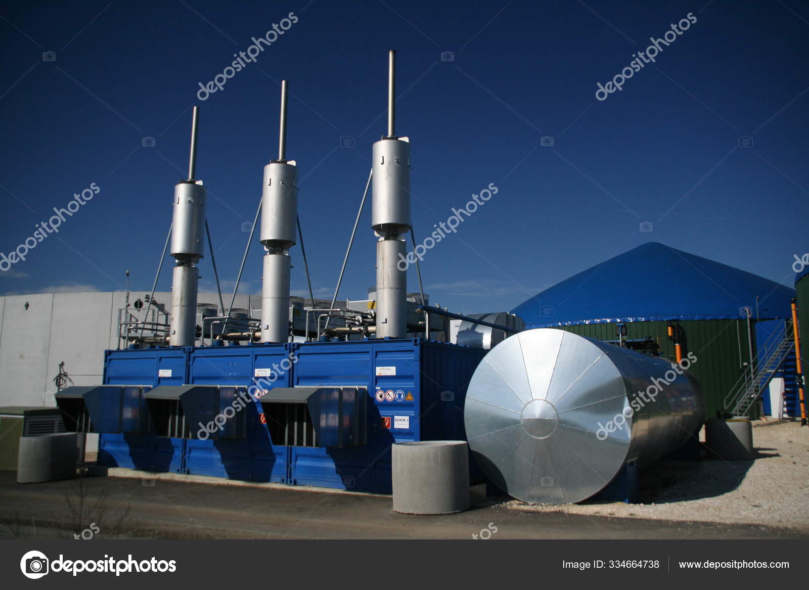 Automatic Commercial Biogas Plant Agriculture Anaerobic Digester ...