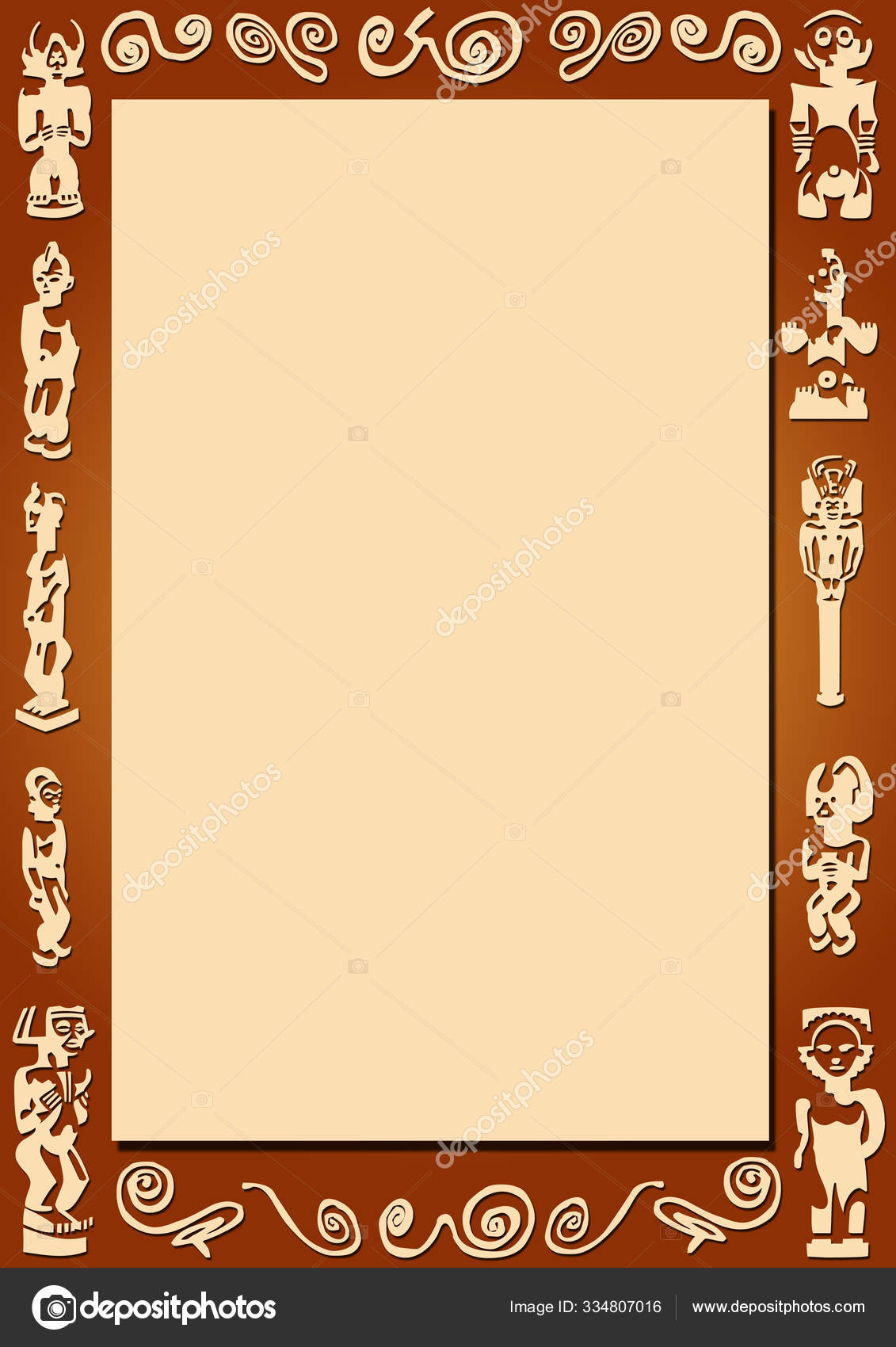 Border African Symbols — Stock Photo © PantherMediaSeller #334807016