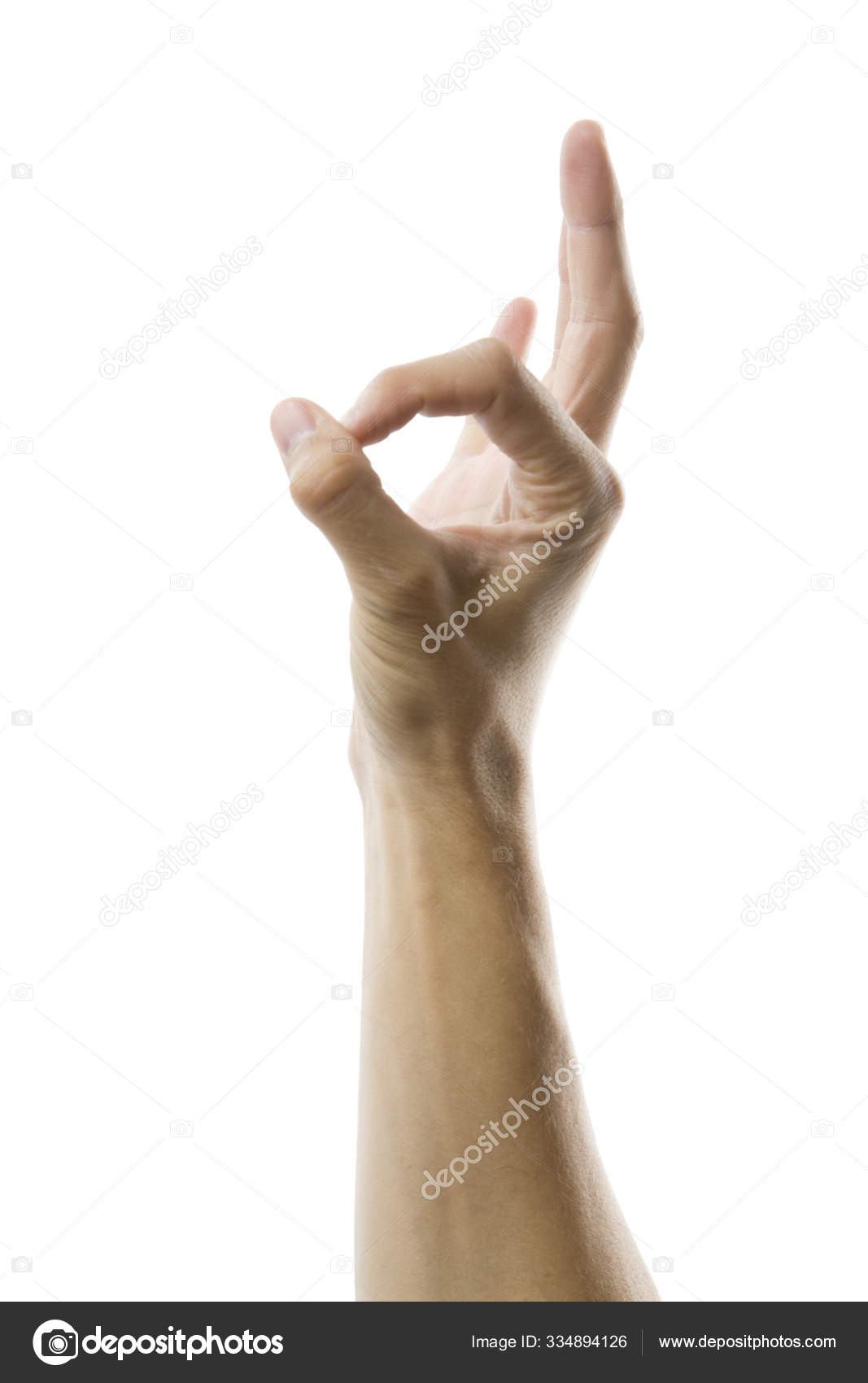 Closeup Hand Sign Gesture — Stock Photo © PantherMediaSeller #334894126