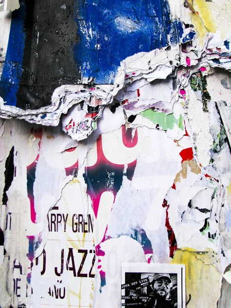 Outdoor with torn posters Stock Photos, Royalty Free Outdoor with torn ...