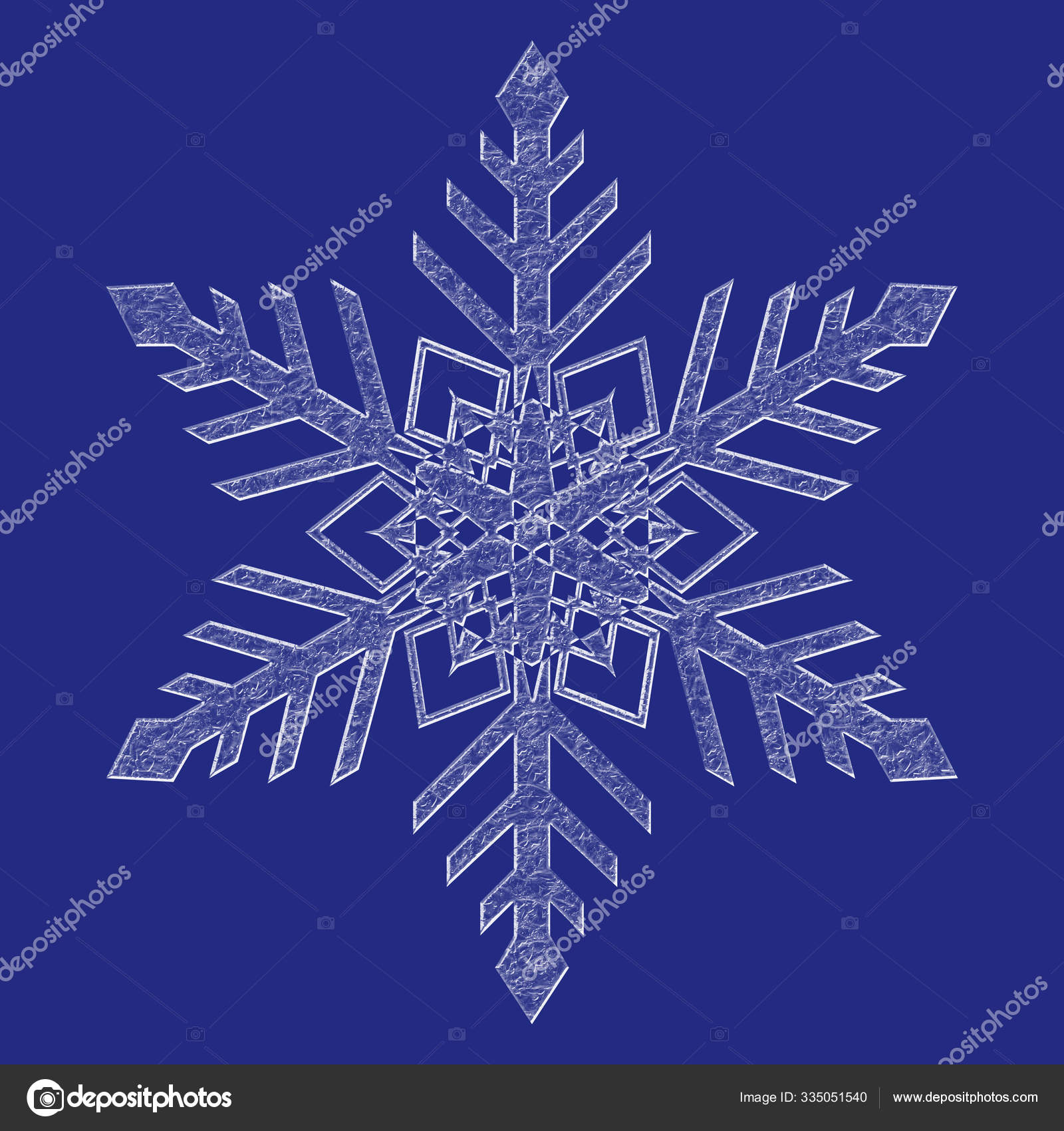 Snowflake Crystal Structure Abstract Background Stock Photo by ...
