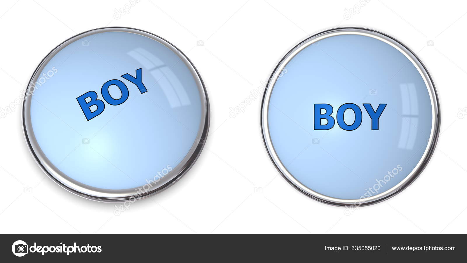 Button Blue Word Boy — Stock Photo © PantherMediaSeller #335055020