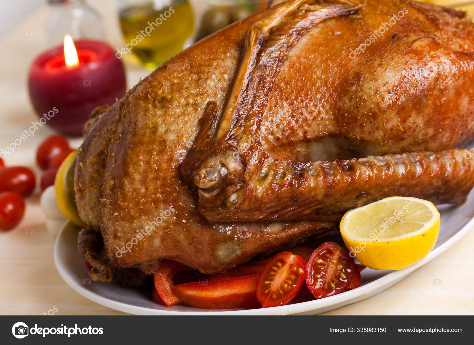 Roast Goose Peppers Fried Potatoes — Stock Photo © PantherMediaSeller ...