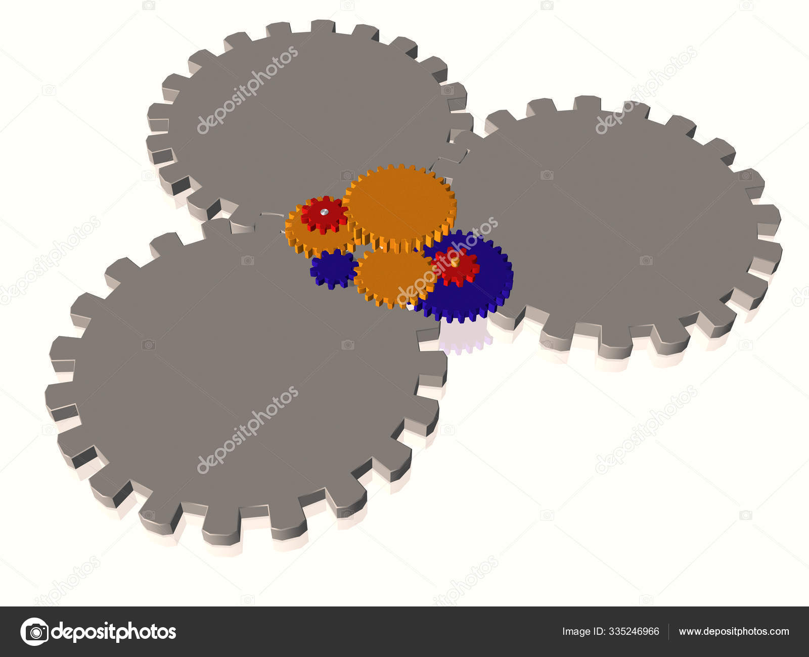 Mechanical Gear Cog Wheel — Stock Photo © PantherMediaSeller #335246966