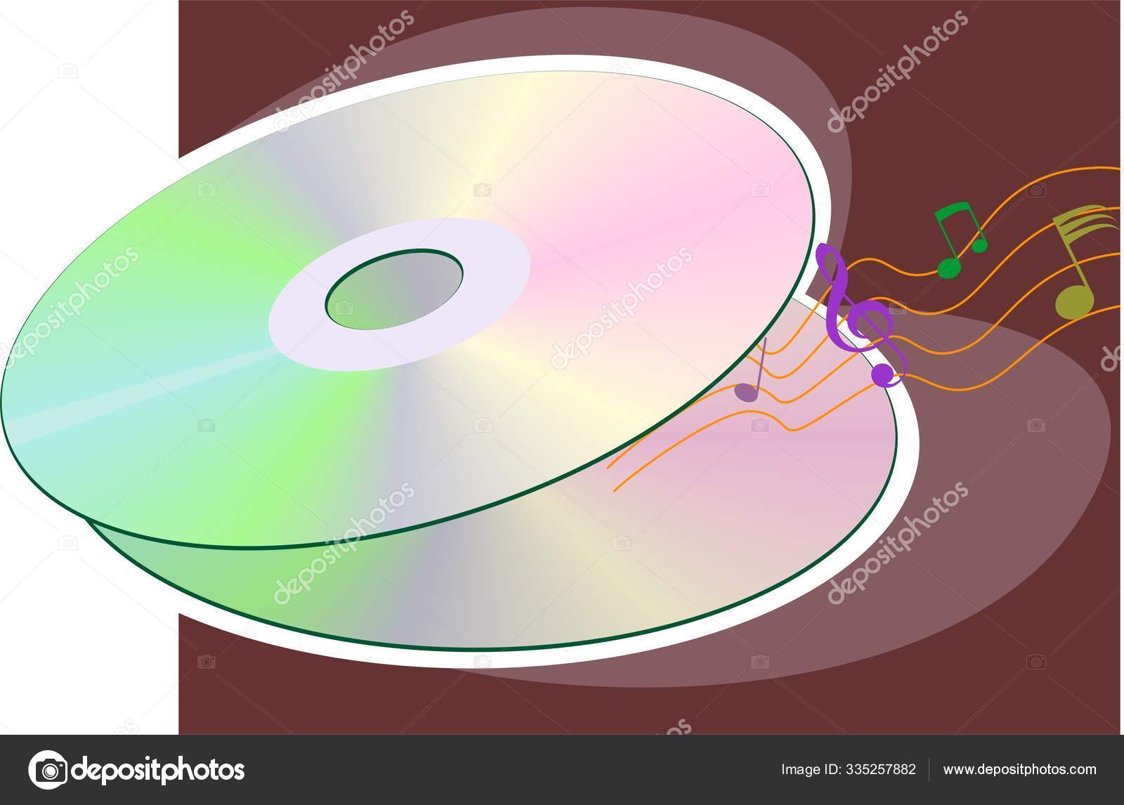 Compact Disk Computer Stock Illustration by ©PantherMediaSeller #335257882
