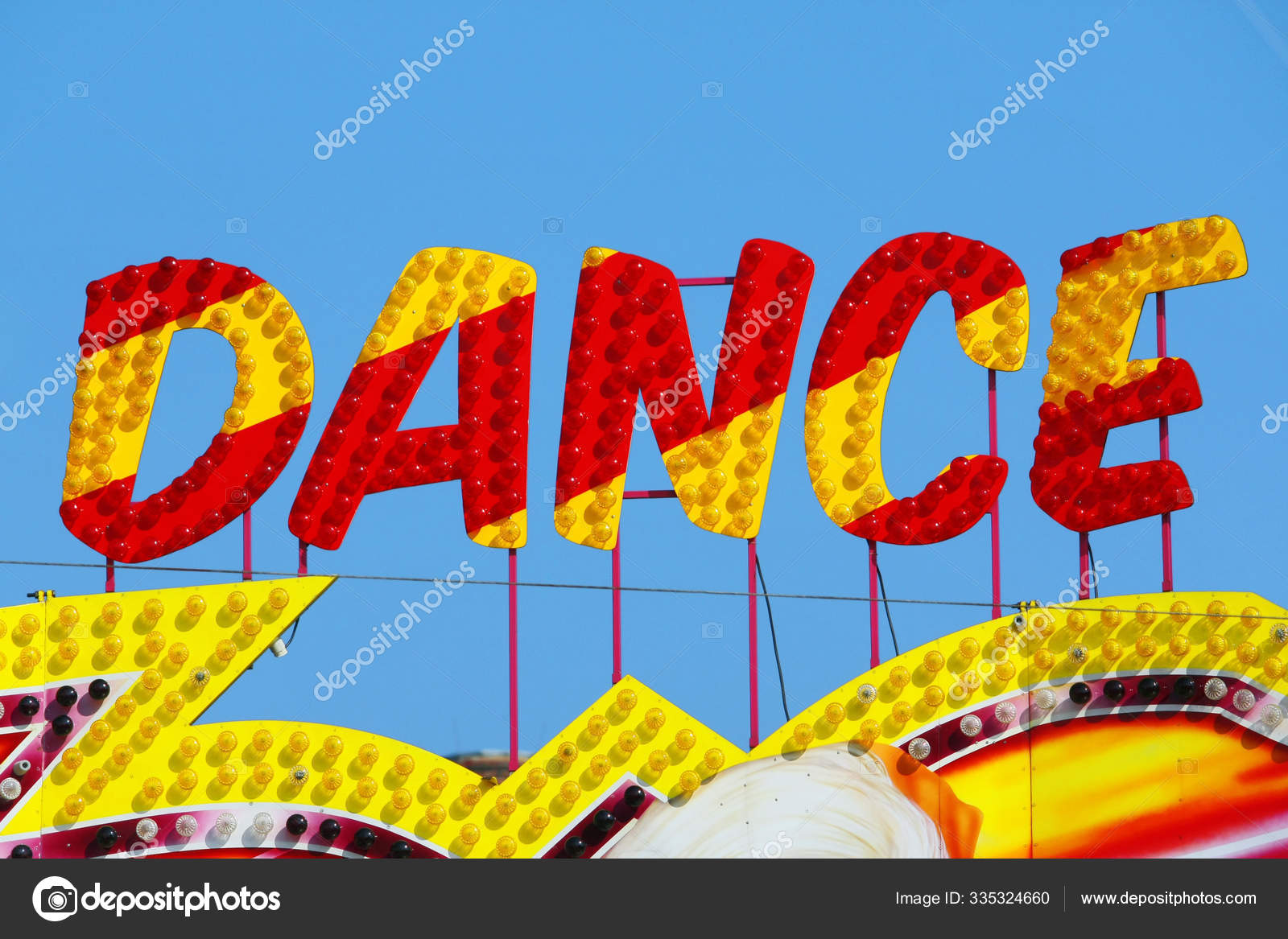 Colorful Carnival Flags Sky Background Stock Photo by ...
