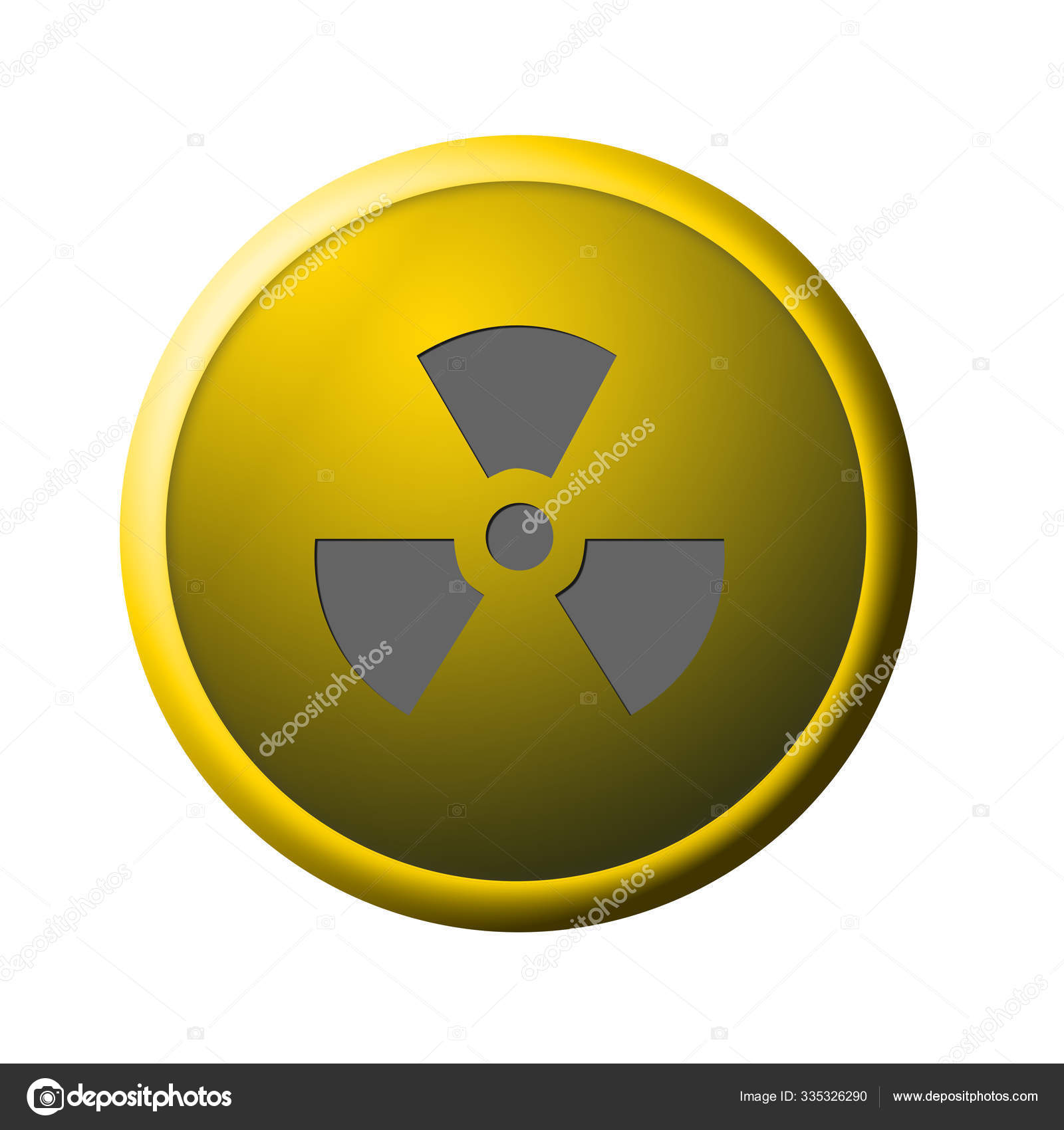 Nuclear Radioactivity Radioactive Area — Stock Photo ...