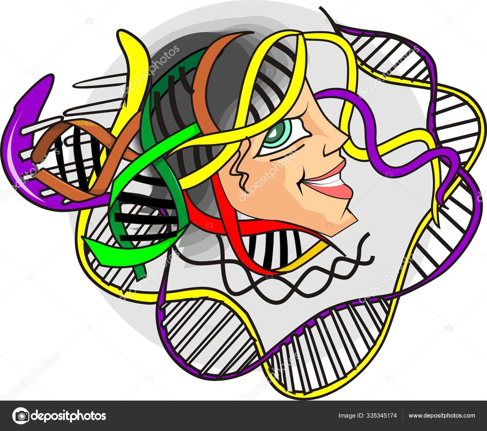 Células Genéticas Cromossômicas Dna Ilustração por ©PantherMediaSeller ...