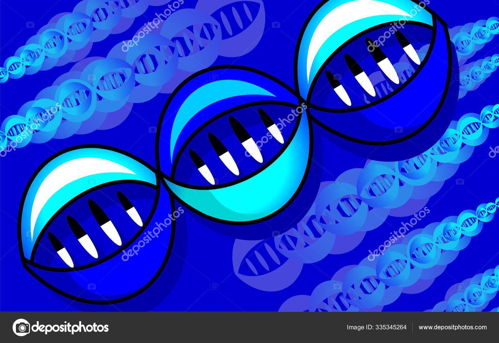 Abstract Molecular Art Illustration Biology — Stock Photo ...