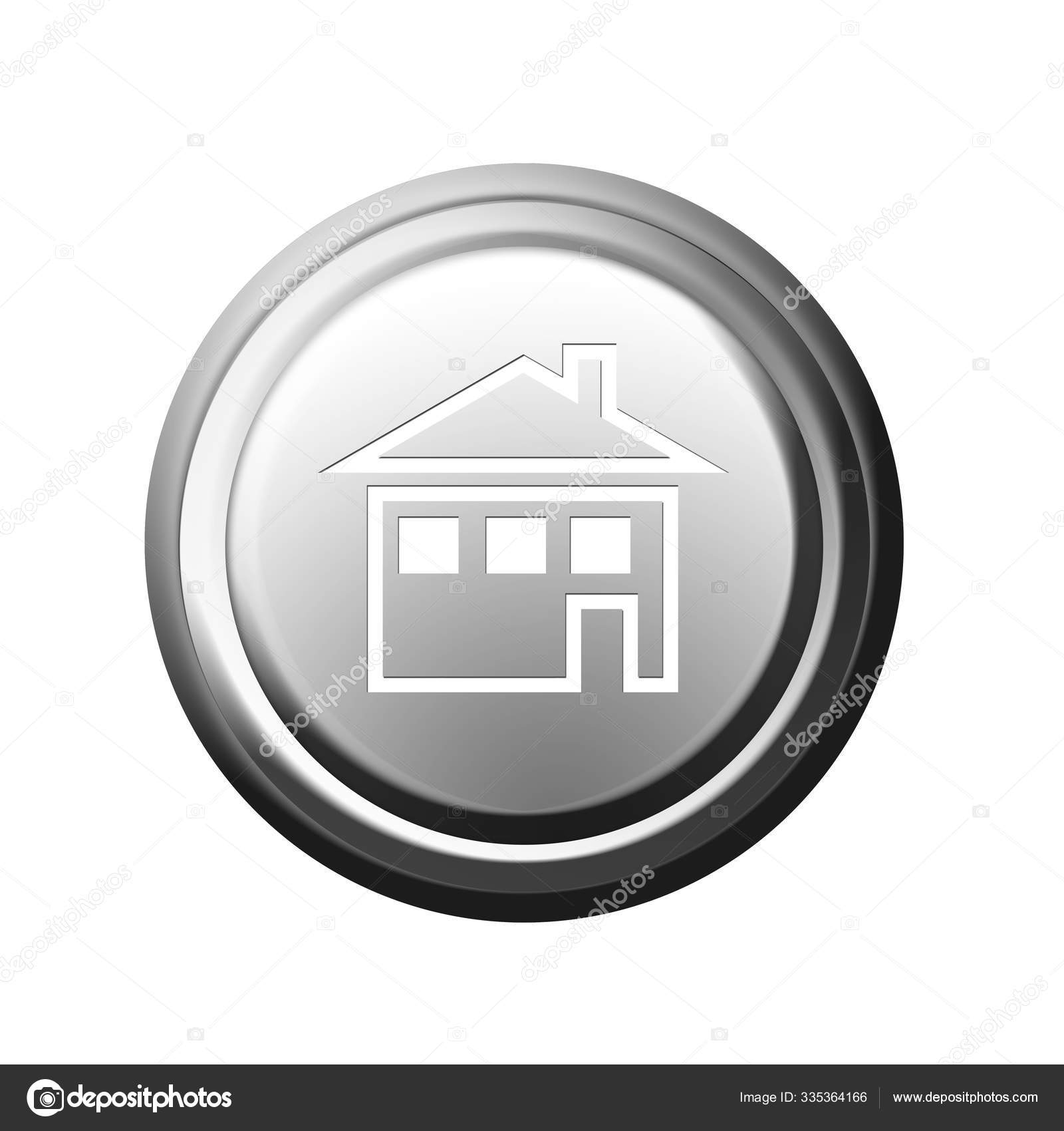 Home Button Graphic Illustration — Stock Photo © PantherMediaSeller ...