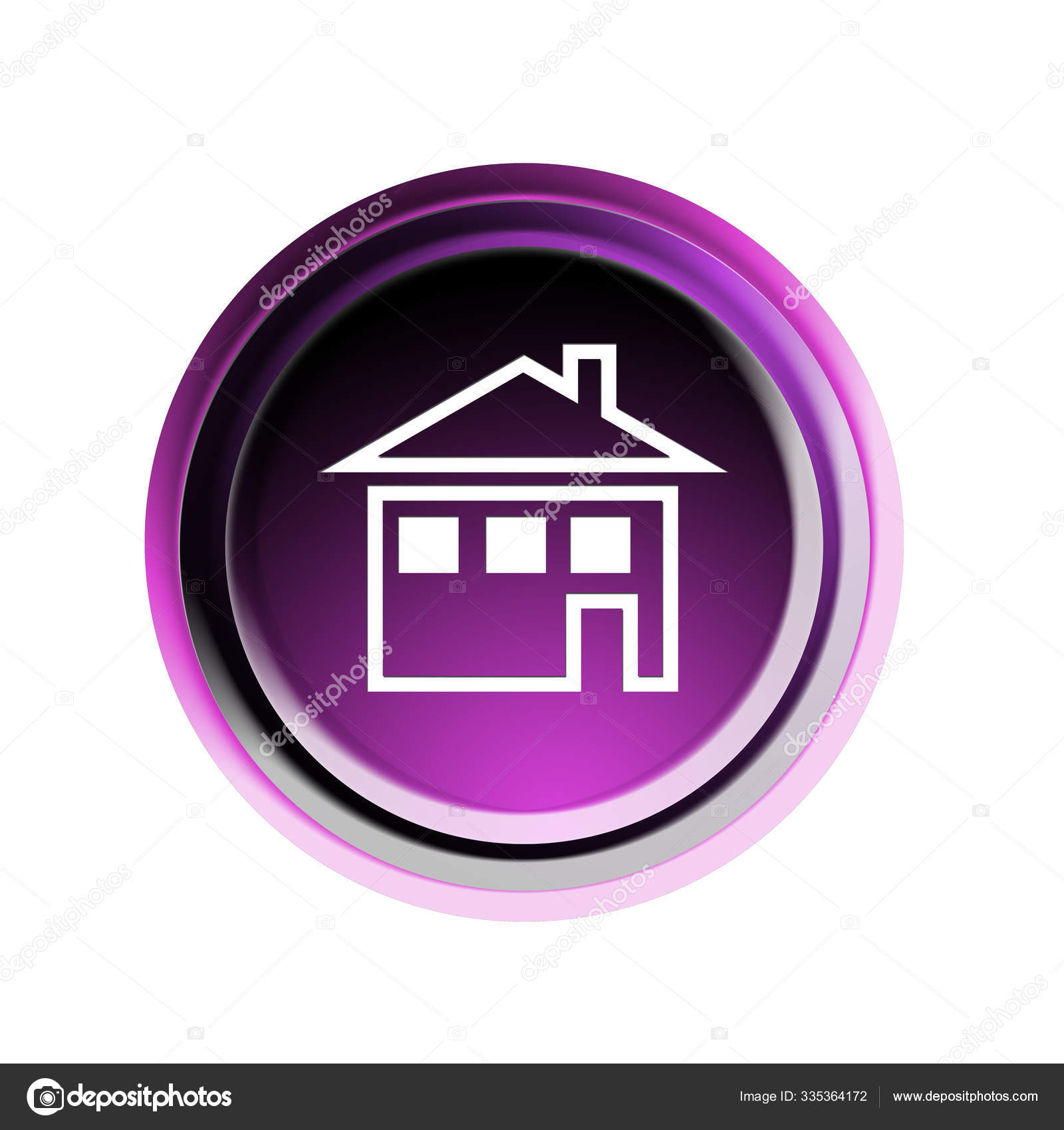 Home Button Graphic Illustration — Stock Photo © PantherMediaSeller ...
