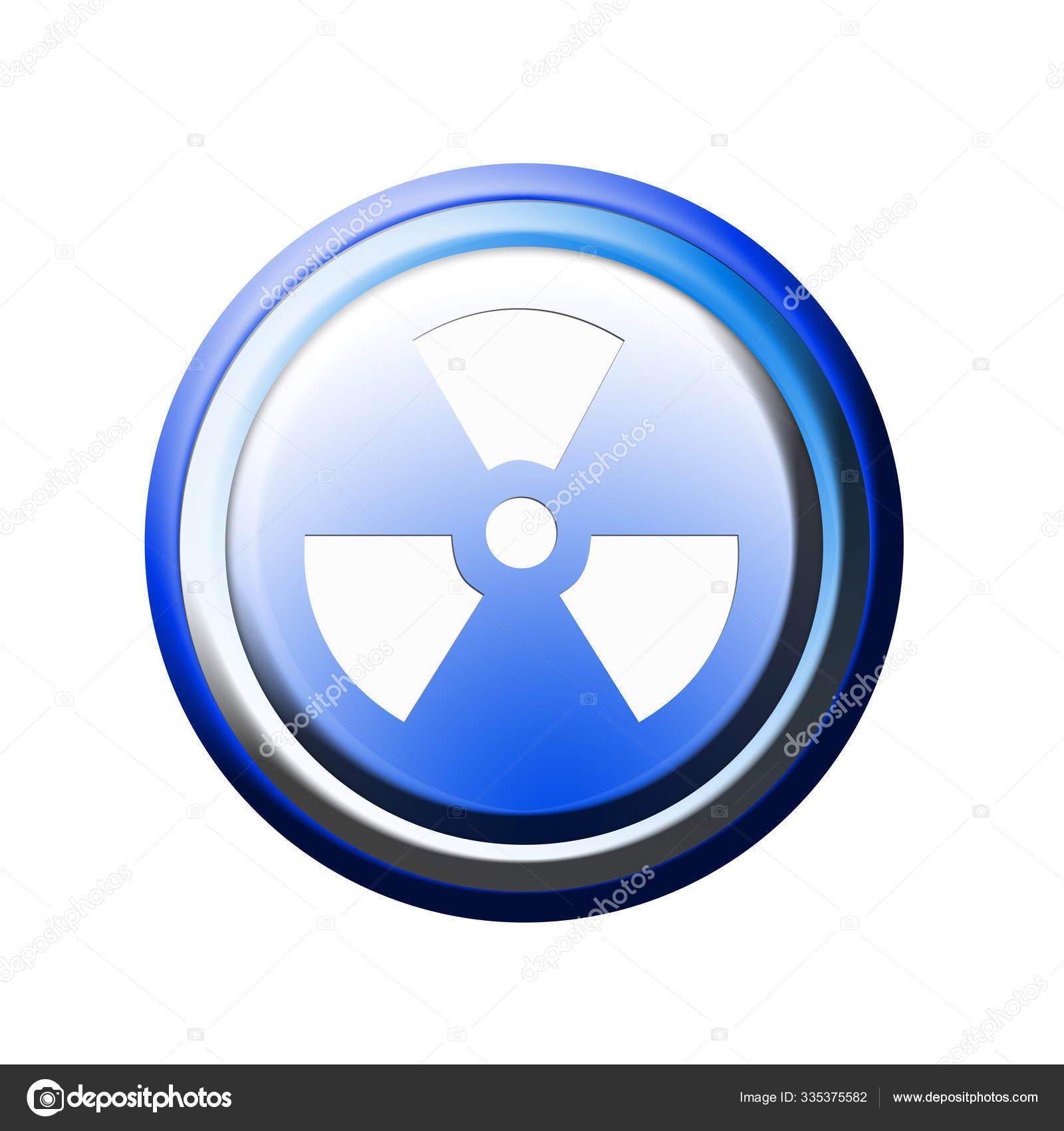 Nuclear Radioactivity Radioactive Area — Stock Photo ...