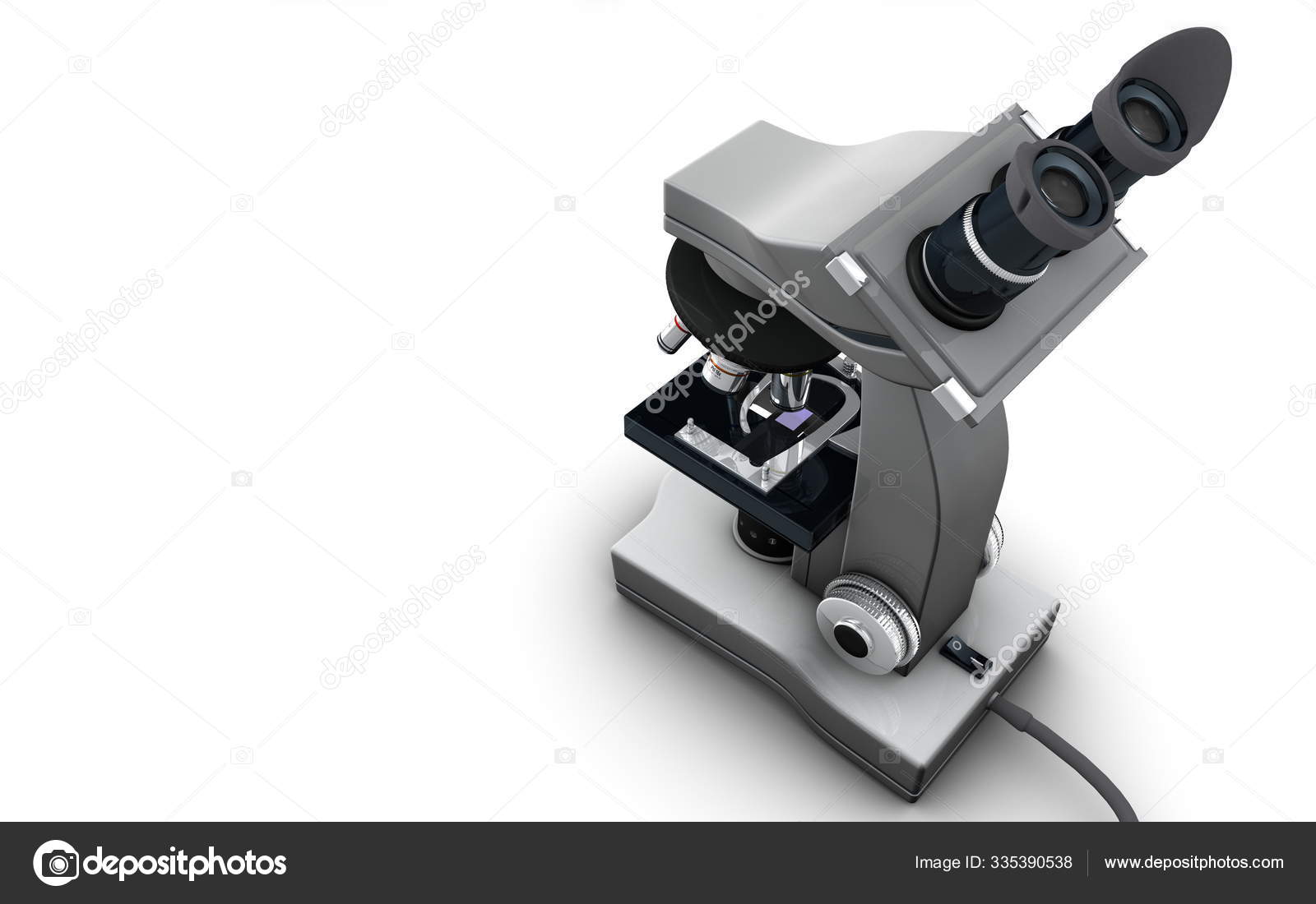 Laboratory Microscope Genetic Engineering — Stock Photo ...
